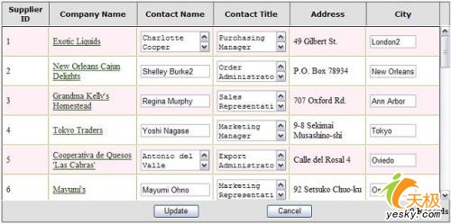 基于ajax.net技术的datagrid控件开发